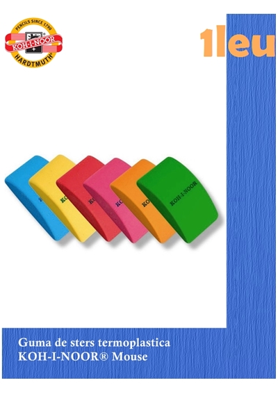 Guma de sters termoplastica KOH-I-NOOR® Mouse - - Libraria Aramis
